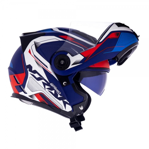 Capacete Norisk Articulado Route Ff345 Speedmax – Azul Fosco/Branco ...