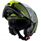 Capacete Givi Articulado Com Óculos Solar Interno X21 Spirit - Verde ...