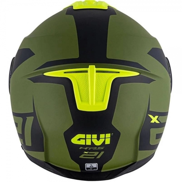 Capacete Givi Articulado Com Óculos Solar Interno X21 Spirit - Verde ...