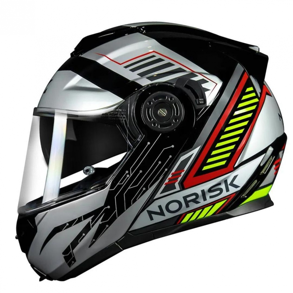 Capacete Norisk Articulado Com Óculos Solar Interno Route Ff345 Charge - Cinza / Preto - Planeta ...